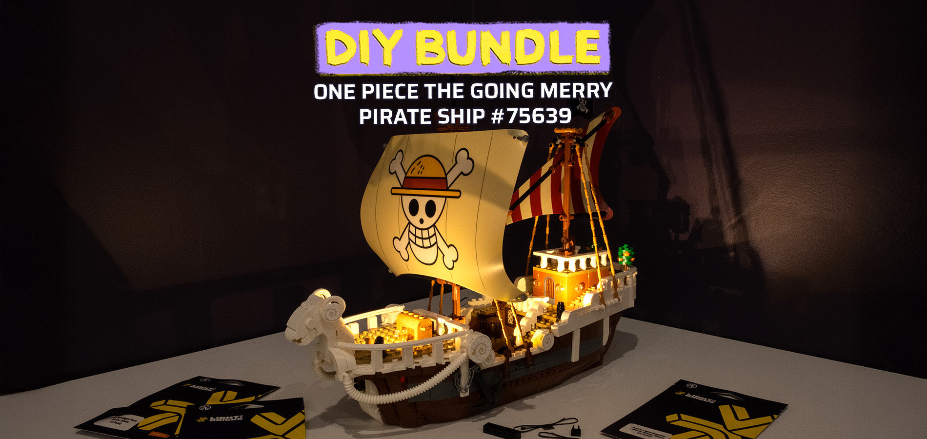 DIY Light Bundle for LEGO® ONE PIECE The Going Merry Pirate Ship #7563 ...